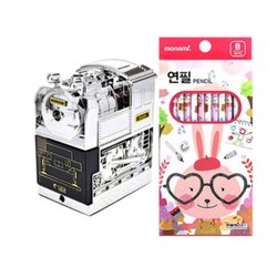 티티 하이샤파 연필깎이 + 모나미 모니주 연필 B 10p - SSG.COM