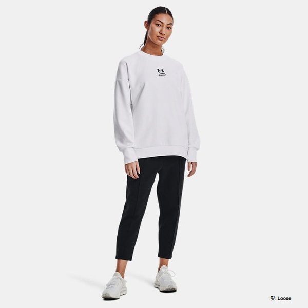 언더아머 여성 서밋 니트 오버사이즈 맨투맨 트레이닝복 세트 1374465 1374463 - SSG.COM