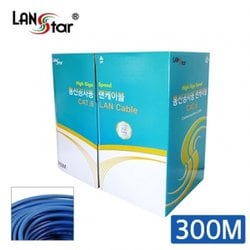 LANSTAR LS-6UTP-300MB UTP 랜케이블, BOX, 300M 블루 - SSG.COM