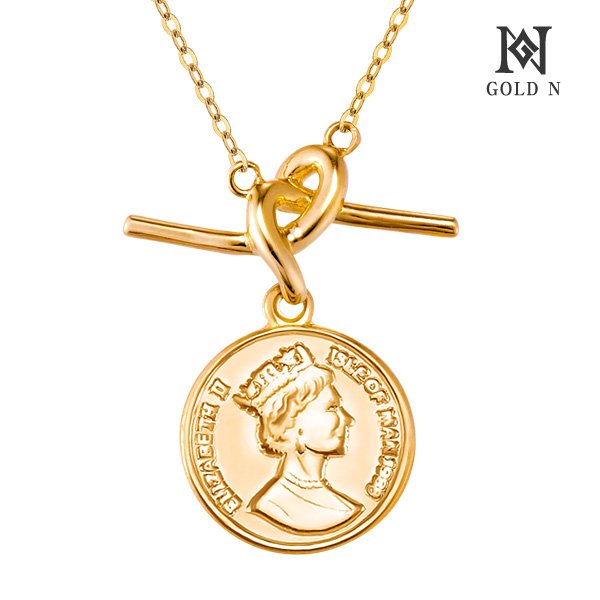 골드앤 18K 러빗 엘리자베스 코인 목걸이 YG - SSG.COM