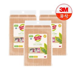[3M]일회용 원데이 그린 수세미 플러스 제로스크래치 60입 3개(총 180입) - SSG.COM