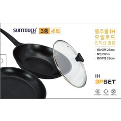 통주물 IH오일로드 프라이팬 3종세트 - SSG.COM