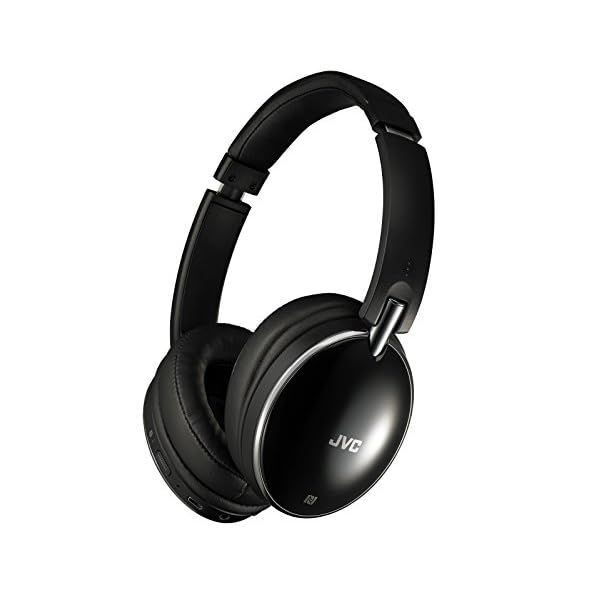 일본 jvc 헤드폰 헤드셋 JVC HA-S88BN Bluetooth NFC 27시간 유선 연결 핸즈프리 통화용 내장 마 ...