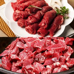 [온담한우] 1+등급 국거리 600g(200gx3팩)+불고기 400g(200gx2팩) - SSG.COM