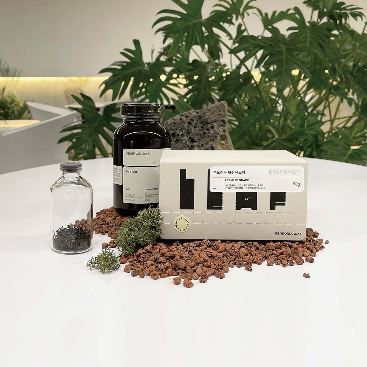 [산노루] 부드러운 제주 옥로차 90g / PREMIUM GREEN TEA OCRO - SSG.COM