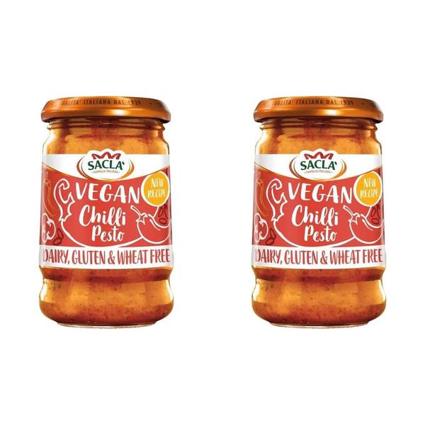 [해외직구] Sacla 사클라 비건 칠리 페스토 190g 2팩 - SSG.COM