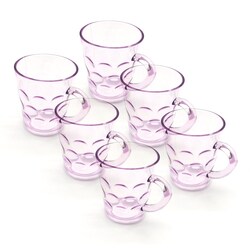 물방울 손잡이컵 연핑크 6p세트 - SSG.COM