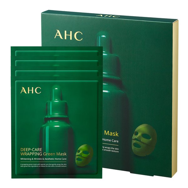 AHC 딥케어 랩핑 그린 마스크 4매입 - SSG.COM