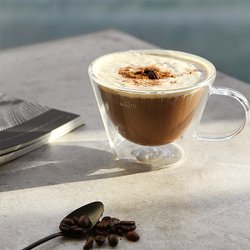 카푸치노 이중유리컵 380ml 2P - SSG.COM