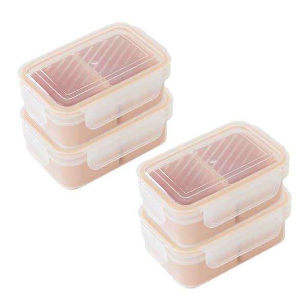 나눔쉐어 밀프랩 용기 480ml 2칸 4P - SSG.COM