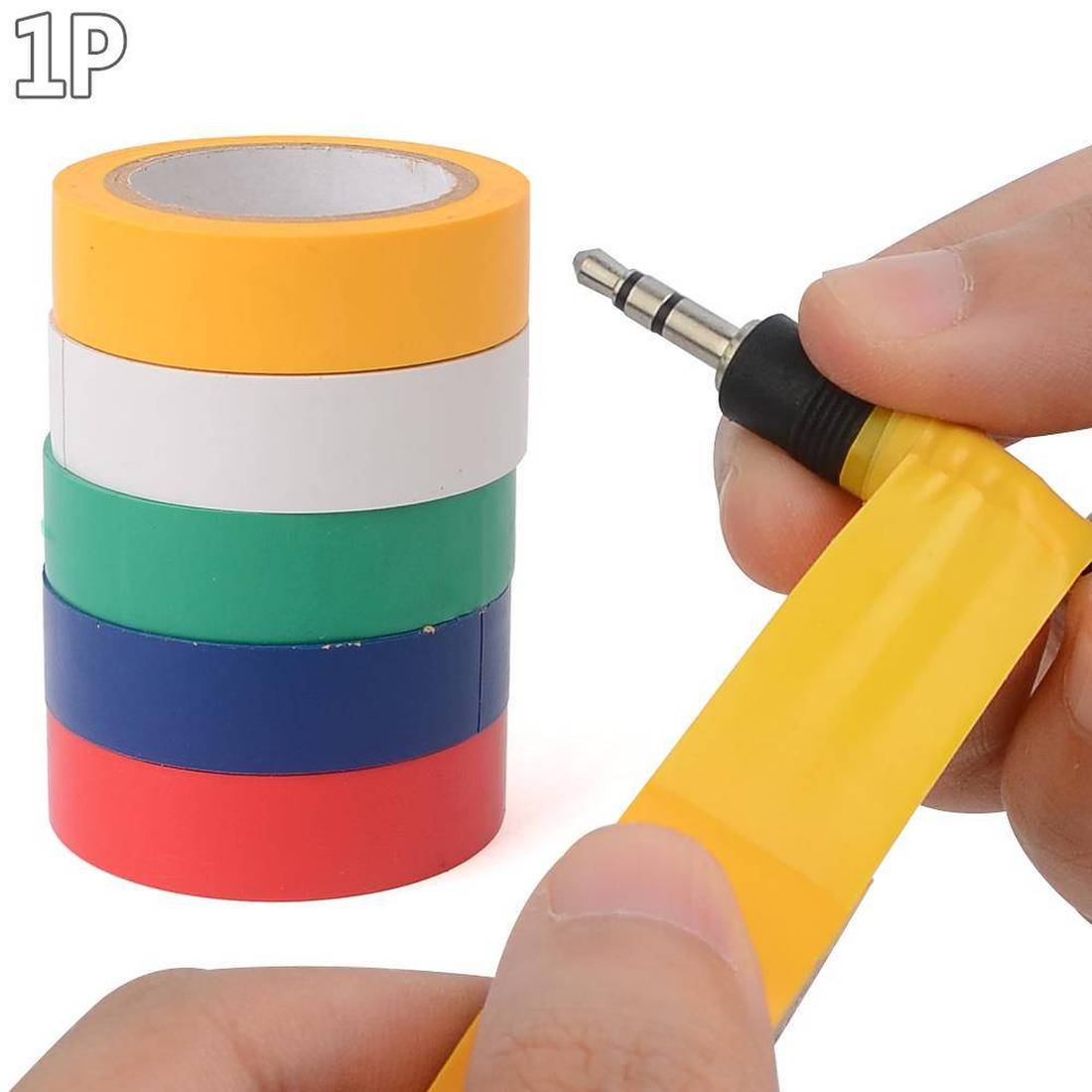 전기테이프 테이프 컬러 전기절연테이프 케이블타이 1P X ( 5매입 ), 믿고 사는 즐거움 SSG.COM