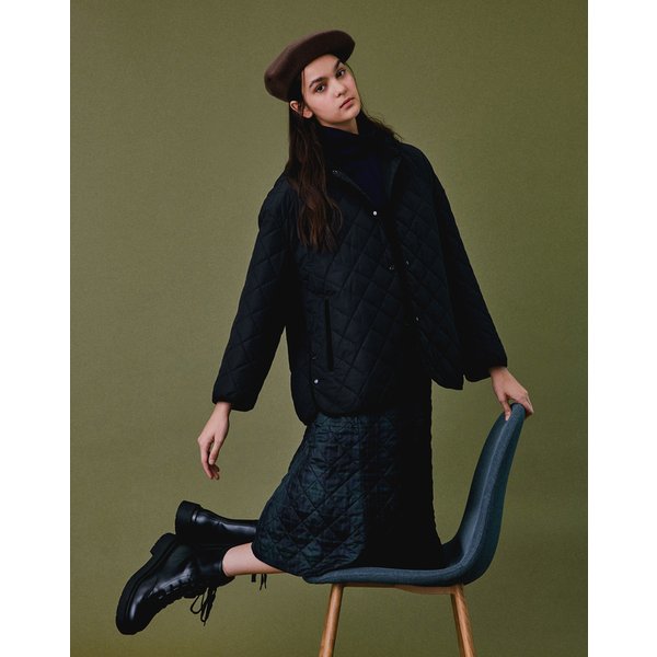 [21FW] [DAKS LONDON STUDIO] 블랙 탈착후드 긴팔캐주얼 퀼팅점퍼 DLJU1DT01BK - SSG.COM