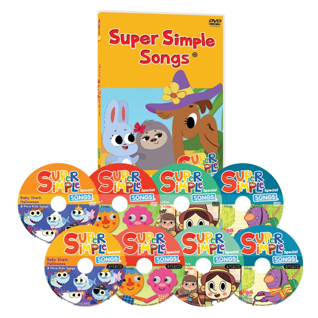 [DVD]NEW Super Simple Songs SPECIAL Collection 슈퍼심플송 스페셜 (4DVD+4CD+영어 ...