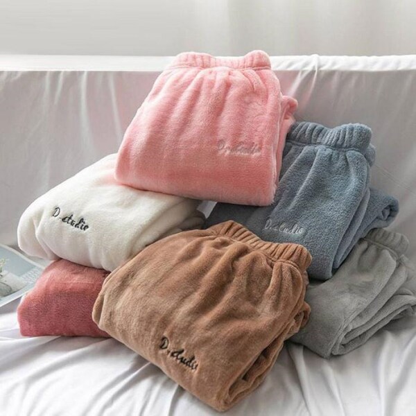 [오노마] ONM LW 밍크 극세사팬츠 겨울 홈웨어 파자마 수면바지 (29544856) - SSG.COM