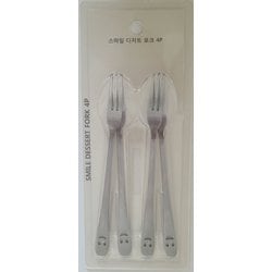 스마일 디저트 포크 4P - SSG.COM