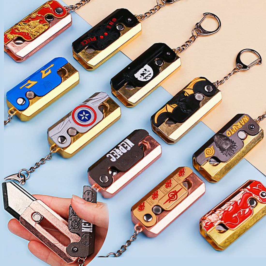 1300K 피젯 메탈 3D 당근칼 토이나이프 돌리기 호신용 칼, 믿고 사는 즐거움 SSG.COM