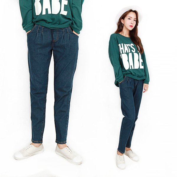 H스타일(BC)372데님밴딩배기/22FW/패션하의 - SSG.COM