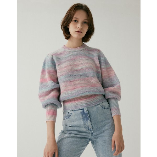 Alpaca Puff Sleeve Pullover [AURORA PINK] JYSW1D950P1 - SSG.COM