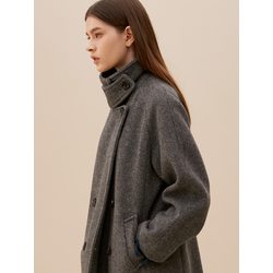 [콜라보토리/BECMA2003M] Double-breasted Half Peacoat_GR - SSG.COM
