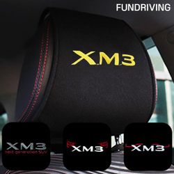 로고 포인트 자수 헤드레스트 커버 XM3 - SSG.COM