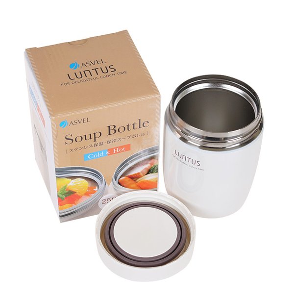 ASVEL 스텐 보온 죽통 250ml/도시락/보온병/보냉병 - SSG.COM