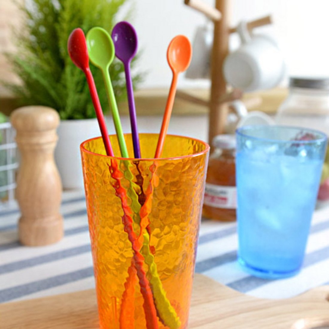 윙커 둥근 롱 스푼 1p(4칼라), 믿고 사는 즐거움 SSG.COM