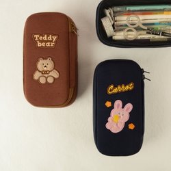 ANF 자수 박스 필통 - SSG.COM