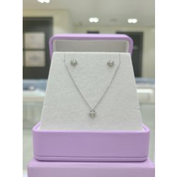 [파주점] 골든듀 트윙클 SET (c트윙클뉴6P 목걸이+트윙클 귀걸이) WG 18k 211101073-211100109 - SSG.COM