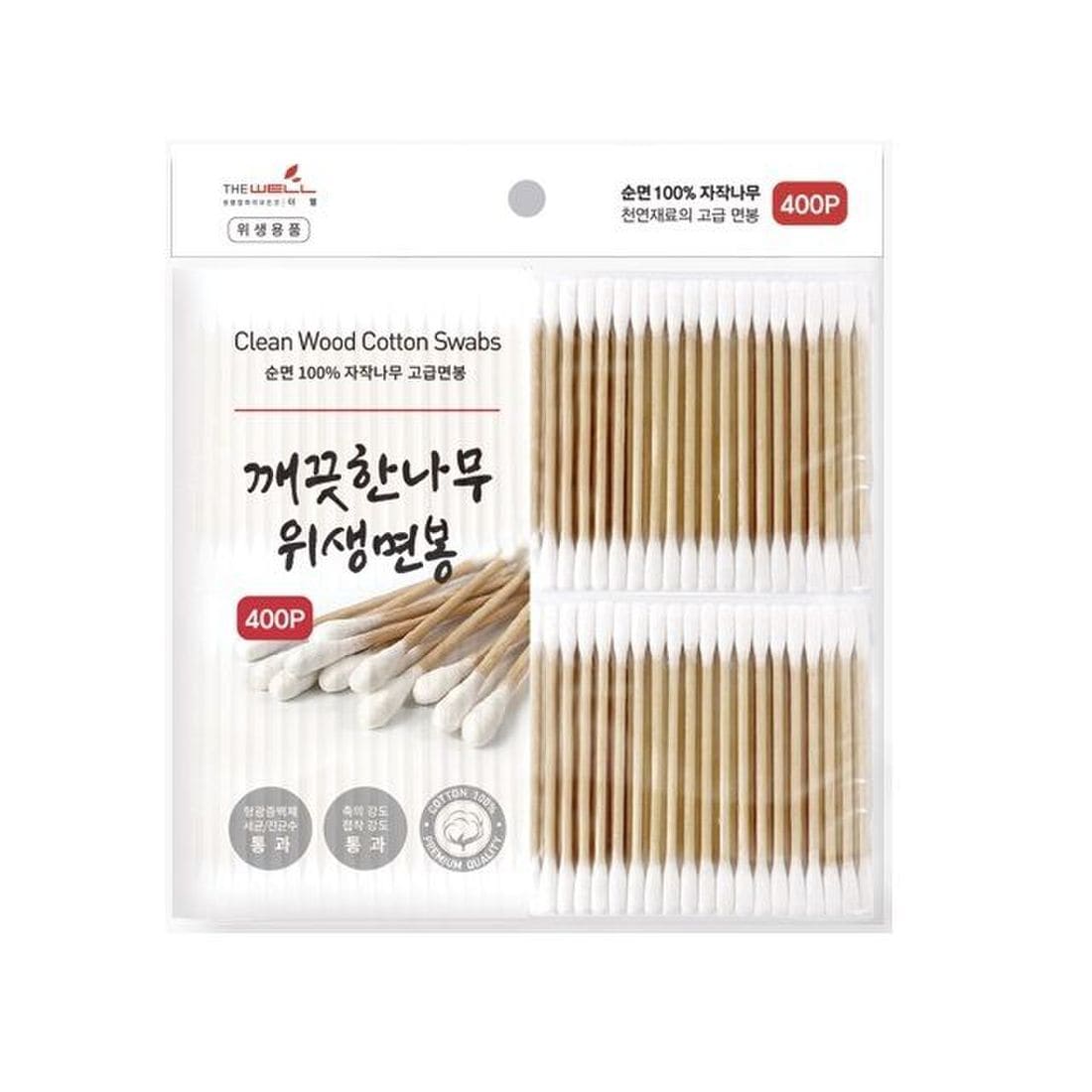 깨끗한나무 위생면봉 나무면봉 400P X ( 5매입 ), 믿고 사는 즐거움 SSG.COM