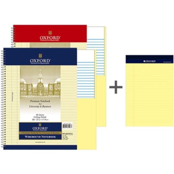 포켓 절취 스프링 노트 리갈패드 색상랜덤 B5 80매+A5 X ( 2세트 ) - SSG.COM