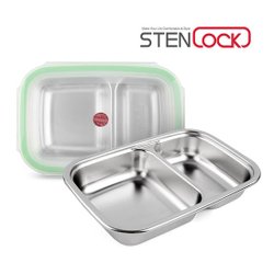 스텐락 심플 스텐 나눔 직사각 찬통 2호 370ml - SSG.COM