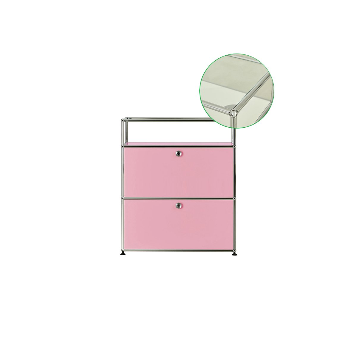 [USM 공식수입원 바로출고][Special Edition] USM Haller Storage 1x3 (True Pink ...