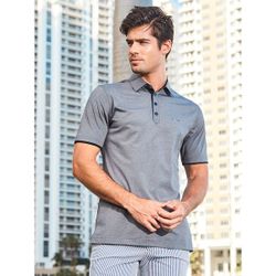 남성 폴리스판 셔츠스타일 카라넥 반팔티셔츠 멜란지그레이 HMG18 TS204_P343489523 - SSG.COM