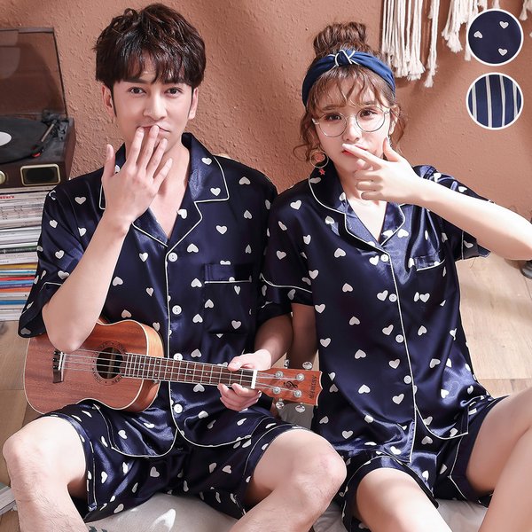 2171 커플잠옷 실크 파자마 세트 (2type) - SSG.COM