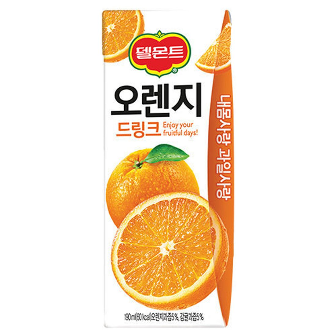 델몬트 오렌지드링크 190ml 32팩, 믿고 사는 즐거움 SSG.COM
