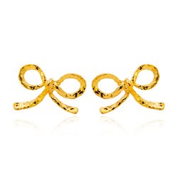 24K 순금 리본 금 귀걸이 1.60g - SSG.COM