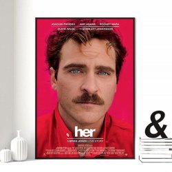 her 영화 포스터 액자 A4 - SSG.COM