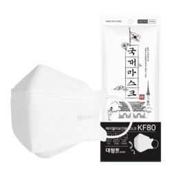 [1+1] KF80 국대마스크 일회용 3D 대형 30매 - SSG.COM