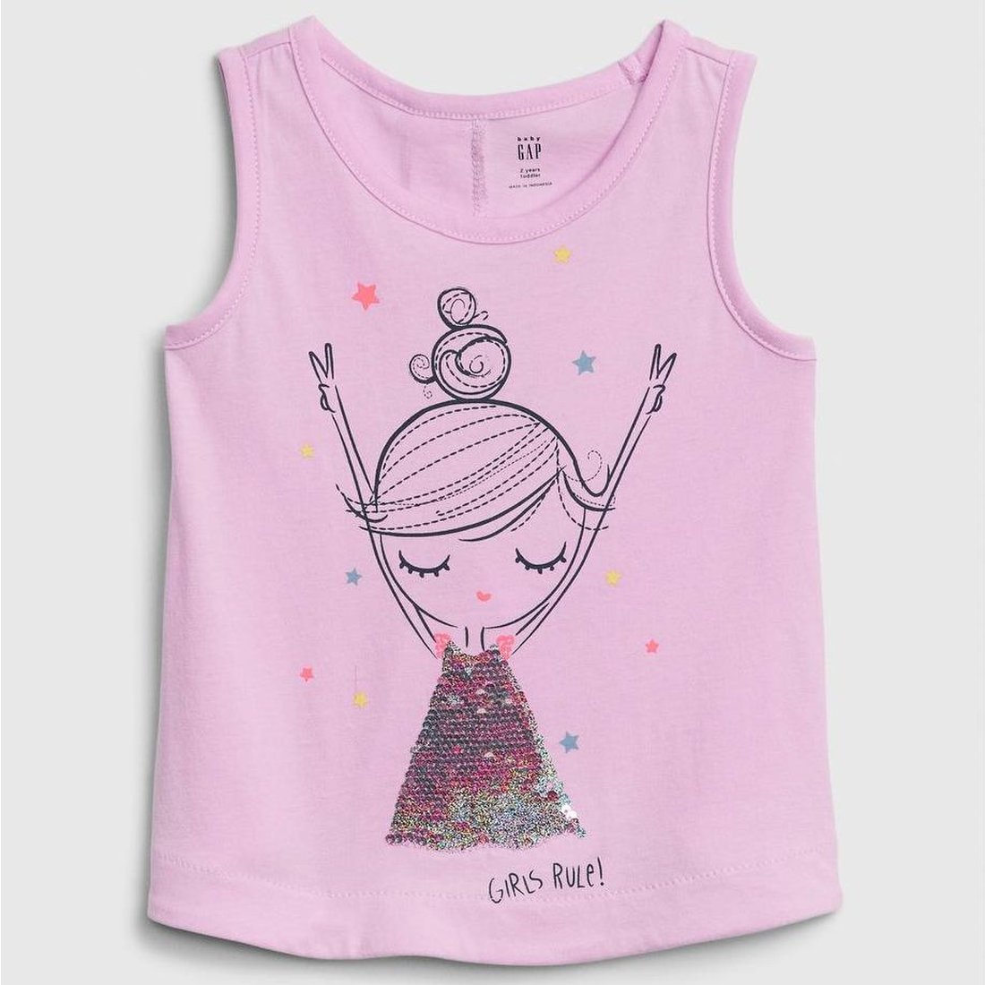 GAP 갭토들러 539792 스팽글 민소매티 핑크 뉴코아괴정점, 믿고 사는 즐거움 SSG.COM