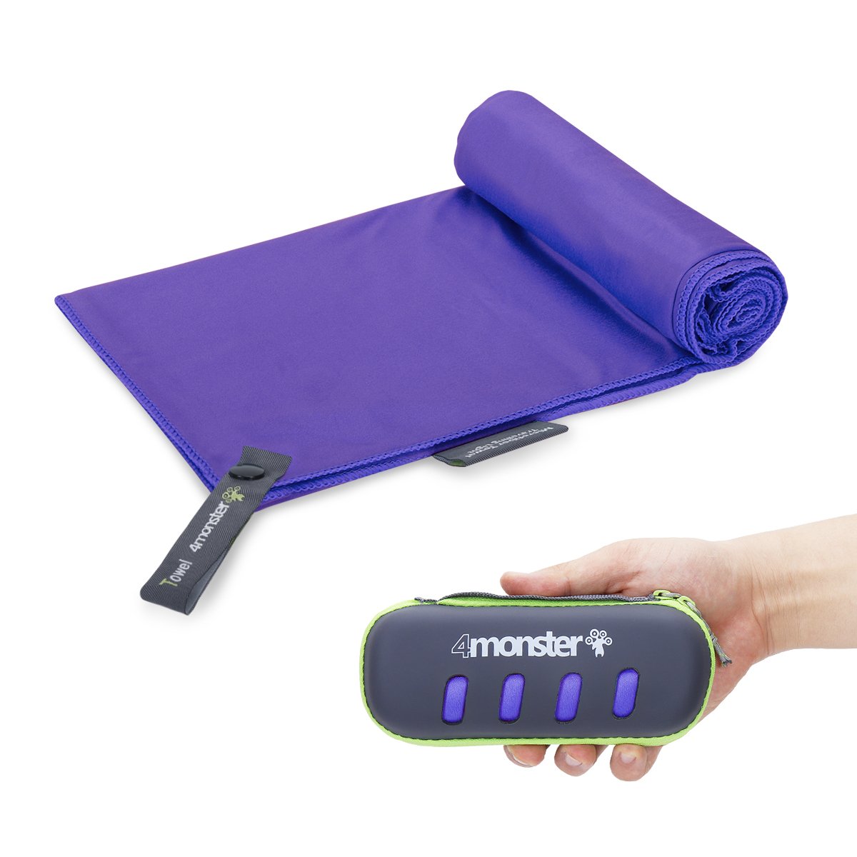 4몬스터 스포츠타월_Purple - SSG.COM