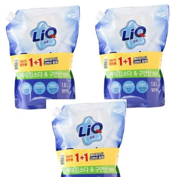 애경/리큐 프레쉬케어 1.6L+1.6L NEW 3묶음_WD55F73 - SSG.COM