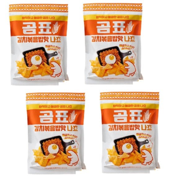 곰표 김치볶음밥맛 나쵸 190g x 4 맛있는 간식 한국 탕비실 영화 휴식 - SSG.COM