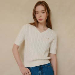 해리 케이블 브이넥 니트 / HARRY CABLE V NECK KNIT_4colors - SSG.COM
