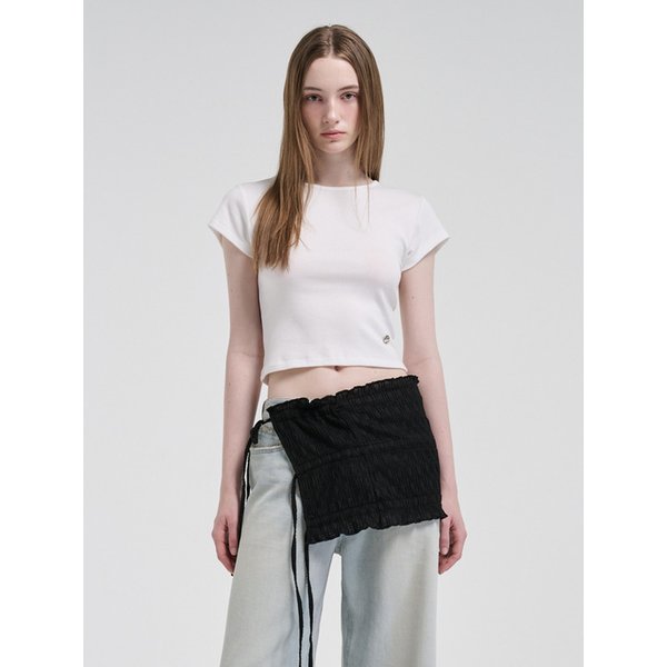 Cap Sleeve T-Shirt, White - SSG.COM