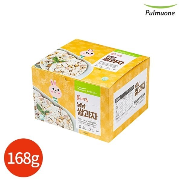 풀무원 냠냠 쌀과자 168g (12g x 14개) - SSG.COM