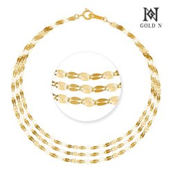 골드앤 18K 듀너스 세줄 팔찌 - SSG.COM