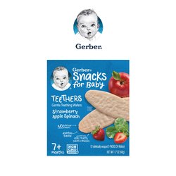 거버 티더 떡뻥 쌀과자 딸기 사과 시금치 48g - SSG.COM