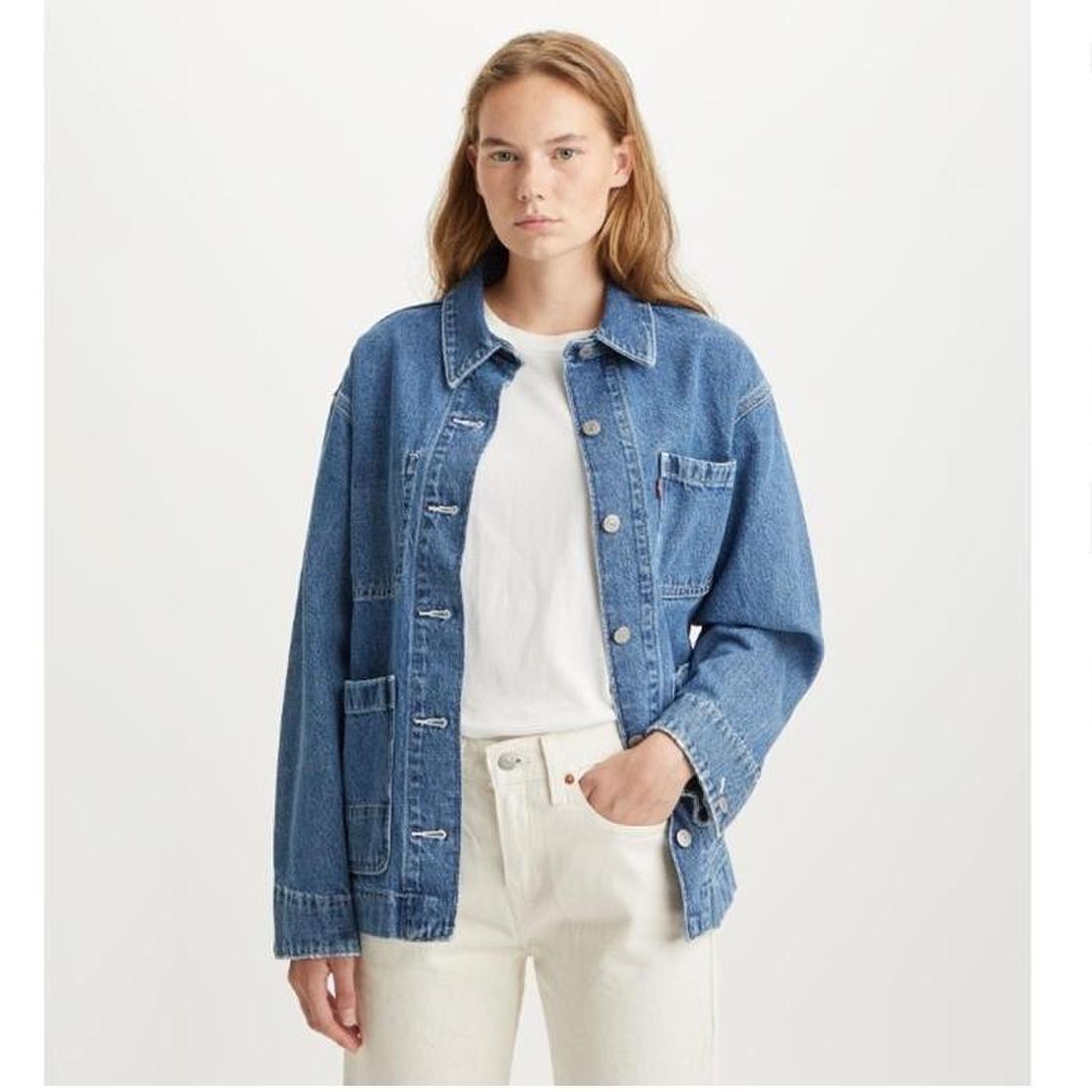 리바이스 NC02 여성 쵸어 코트 청데님자켓 여성 쵸어 코트 청데님자켓 A4857-0000 (S10153164), 믿고 사는 ...