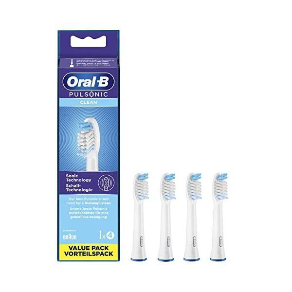 독일 오랄비 전동칫솔모 Braun Oral-B Pulsonic Clean Toothbrush Heads for Sonic ...