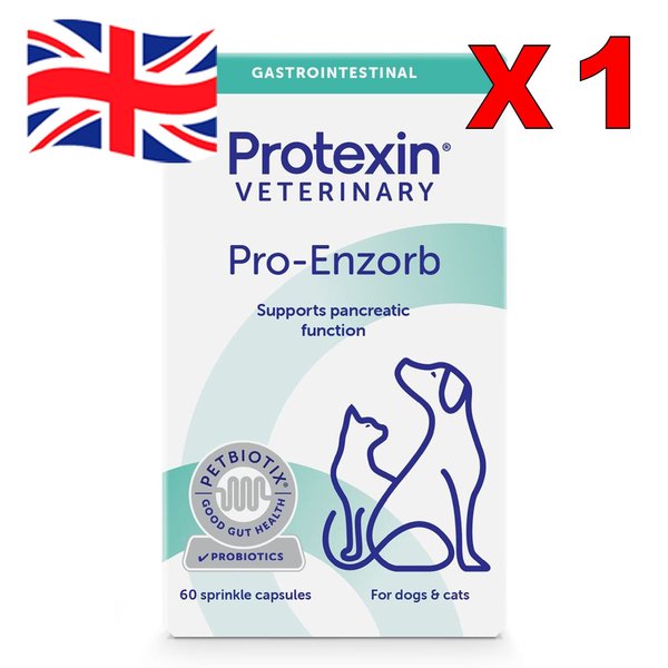 60정 1통 프로텍신 프로엔조브 반려견 반려묘 췌장 건강영양제 Protexin Pro-Enzorb Pancreatic - SSG.COM